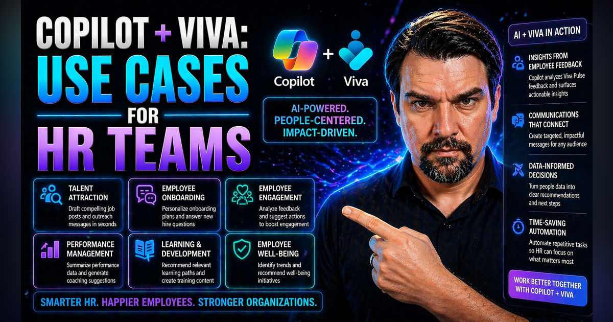 Copilot and Viva Use Cases for HR Teams